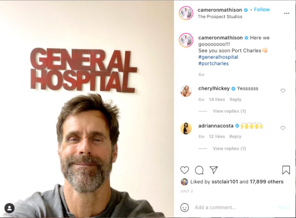 General Hospital (GH) Spoilers: Cameron Mathison Talks About His Role ...