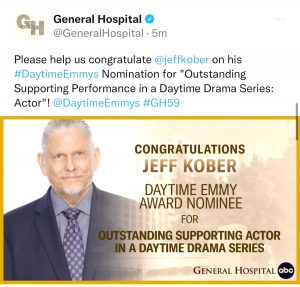 General Hospital Star Jeff Kober Wins Supporting Actor Emmy - General ...