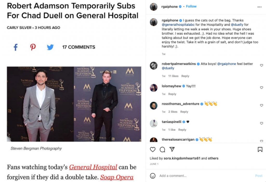 General Hospital Spoilers: The Scoop Behind Robert Adamson As Michael ...